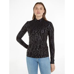 Calvin Klein Jeans Langarmshirt &raquo;LOGO AOP LONG SLEEVE TOP&laquo; Tone On Tone Aop M (38) M (38) Shirt von Calvin Klein Jeans Womanswear