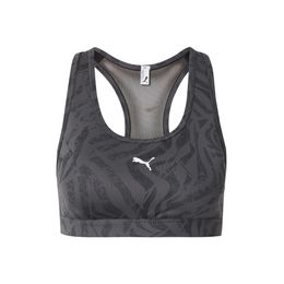 Puma Sport-BH '4KEEPS' Damen Gr&ouml;&szlig;e XS dunkelgrau / schwarz / wei&szlig;