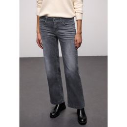 Street One Damen Street One 5-Pocket-Jeans &raquo;Style Wide Leg&laquo; Wide Leg mit Stretch 30, L&auml;nge 32