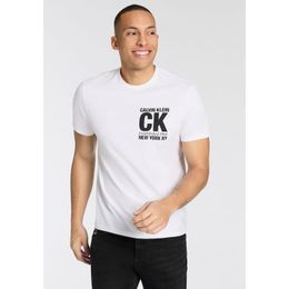 Calvin Klein Herren T-Shirt Regular fit, mit Rundhalsausschnitt M