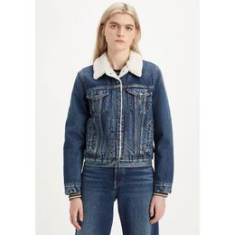 Levi's Levi's Damen Jeansjacke &raquo;ORIGINAL SHERPA TRUCKER&laquo; mit w&auml;rmendem Innenfutter blau XS (34)