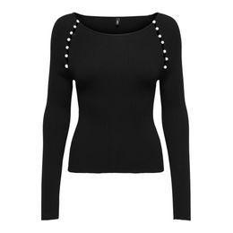 Only Pullover 'ONLMEDDI' Damen Gr&ouml;&szlig;e L schwarz / perlwei&szlig;