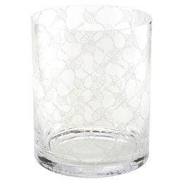 JOOP! Vase Allover, Transparent, Glas, zylindrisch, 22 cm, Dekoration, Vasen, Glasvasen