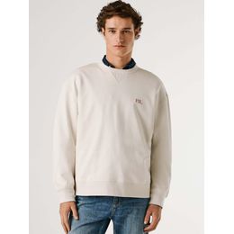 Pepe Jeans Sweatshirt 'GARRET' Herren Gr&ouml;&szlig;e L rot / wei&szlig;