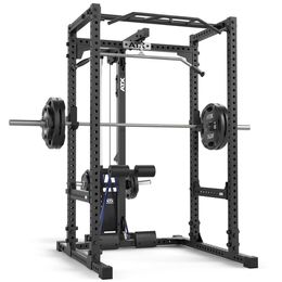ATX Power Rack 640 inkl. Latzug - Scheibengewichte - H&ouml;he 195 cm