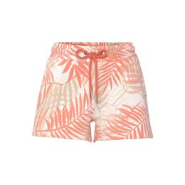 Lascana Shorts Damen Gr&ouml;&szlig;e 4XL/5XL beige / koralle / wei&szlig; Sommerkleid