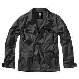 Brandit BDU Feldjacke Twill schwarz, Gr&ouml;&szlig;e XS