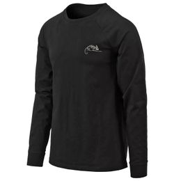 Helikon-Tex Logo Shirt Longsleeve schwarz, Gr&ouml;&szlig;e M