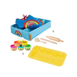 Roba Nachhaltiges Play-Doh Spielset mit 3D-Matte, 6 Dosen, Sch&uuml;rze, ab 3 Jahren | Gr.: onesize