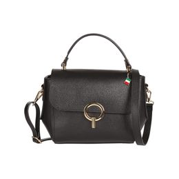 Florence Handtasche Leder schwarz ca. 26cm | Gr.: onesize