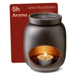 Praknu Duftlampe Keramik 100ml &ndash; Teelicht Aromalampe f&uuml;r &Ouml;le & Duftwachs | Gr.: onesize