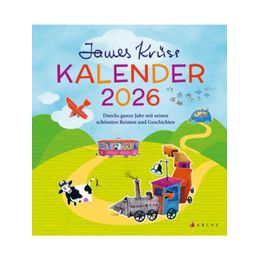 Arche Verlag Kalender - James Kr&uuml;ss Kalender 2026 | Gr.: onesize