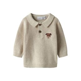 name it Poloshirt in Peyote Melange | Gr.: 74