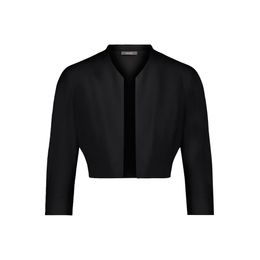 Vera Mont Bolero-Jacke figurbetont in Schwarz | Gr.: 46