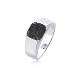 Kuzzoi Ring 925 Sterling Silber Siegelring in Zweifarbig | Gr.: 58