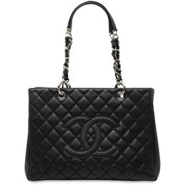 Chanel Shopper - Caviar Grand Shopping Tote - Gr. unisize - in Schwarz - f&uuml;r Damen