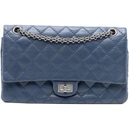 Chanel Hobo Bags - Reissue 2.55 Aged Calfskin Double Flap 226 - Gr. unisize - in Blau - f&uuml;r Damen