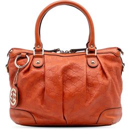 Gucci Hobo Bags - Guccissima Sukey Satchel - Gr. unisize - in Orange - f&uuml;r Damen