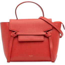 C&eacute;line Celine Hobo Bags - Nano Grained Calfskin Belt Bag - Gr. unisize - in Rot - f&uuml;r Damen