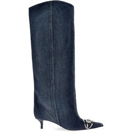 Diesel Stiefel - Boots Denim - Gr. 37 (EU) - in Blau - f&uuml;r Damen