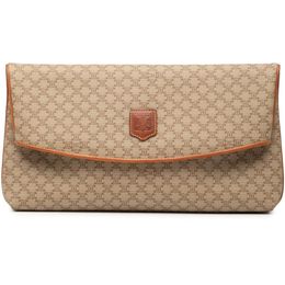 C&eacute;line Celine Clutches - Macadam Coated Canvas Clutch - Gr. unisize - in Braun - f&uuml;r Damen