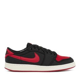 Nike Low-Top Sneaker - Air Jordan 1 Ko Low Qs 'bred' Sneakers - Gr. 42,5 (EU) - in Schwarz - f&uuml;r Damen