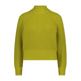 BETTY & CO BETTY & CO Grobstrick-Pullover mit Struktur in Apple Green | Gr.: 42