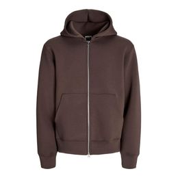 Jack & Jones Jack & Jones Sweatshirt mit Rei&szlig;verschluss in Seal Brown | Gr.: L