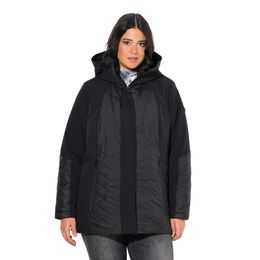 Ulla Popken Parka in schwarz | Gr.: 46-48