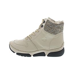 Rieker Schn&uuml;rstiefel Beige | Gr.: 42