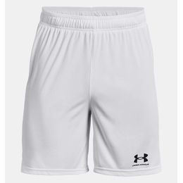 Shorts Under Armour "UA M CHALLENGER CORE SHORT", Herren, Gr. S, N-Gr, wei&szlig;,, wei&szlig;, Obermaterial: 100% Polyester, Hosen Shorts, sportlicher Stil, f&uuml;r vielseitige Aktivit&auml;ten, leichtes Material