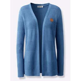 WITT WEIDEN Strickjacke in mittelblau | Gr.: 36
