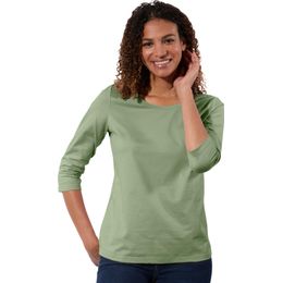 CR&Eacute;ATION L Damen 3/4-Arm-Shirt im 2er-Pack eucalyptus + ecru Gr&ouml;&szlig;e 54
