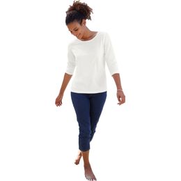 CR&Eacute;ATION L Damen 3/4-Arm-Shirt im 2er-Pack ecru + ecru Gr&ouml;&szlig;e 54