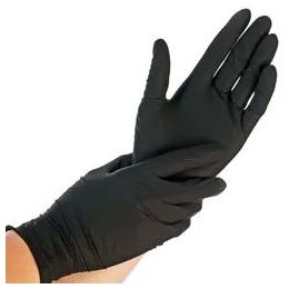Franz Mensch GmbH Hygostar Extra Safe Nitrilhandschuhe schwarz puderfrei, VE 1000 St&uuml;ck 8/M