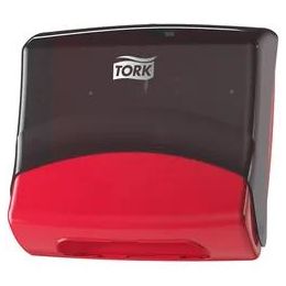 Tork Performance Einzeltuchspender W4 rot-schwarz