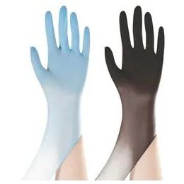 Hygostar Extra Safe Super Stretch Nitrilhandschuhe blau puderfrei, VE 1000 St&uuml;ck 8/M