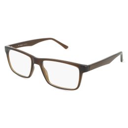 Fielmann OU 041 CL Brille Herren | Fassung: Vollrand, Quadratisch, Braun Transparent