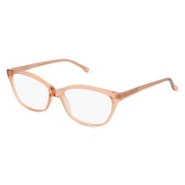 Fielmann ABC 069 CL Brille Damen | Fassung: Vollrand, Butterfly, Orange Transparent