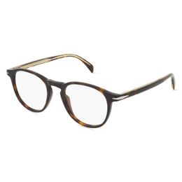 David Beckham DB 1018 Brille Herren | Fassung: Vollrand, Panto, Havanna