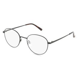 Fielmann BD 600 CL BO Brille Unisex | Fassung: Vollrand, Panto, Schwarz Matt