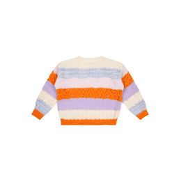 Vero Moda Girl Pullover 'Vmnewboho' M&auml;dchen Gr&ouml;&szlig;e 116 creme / himmelblau / lavendel / dunkelorange