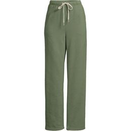 LANDS' END Jogginghose mit geradem Bein SERIOUS SWEATS, Damen,  Gr&uuml;n, Baumwoll-Mischung/Polyester-Mischung, by Lands' End