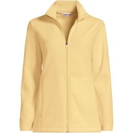 LANDS' END Anyweather Fleece-Jacke, Damen,  Gelb, Polyester, by Lands' End