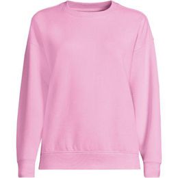 LANDS' END Sweatshirt SERIOUS SWEATS, Damen,  Pink, Elasthan/Baumwoll-Mischung/Polyester-Mischung, by Lands' End