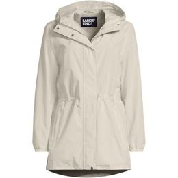 LANDS' END Wasserdichte Regenjacke SQUALL mit Packfach, Damen,  Wei&szlig;, Polyester, by Lands' End