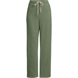 LANDS' END Jogginghose mit geradem Bein SERIOUS SWEATS, Damen,  Gr&uuml;n, Baumwoll-Mischung/Polyester-Mischung, by Lands' End