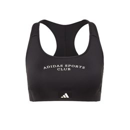 adidas Performance Sport-BH 'Sports Club' Damen Gr&ouml;&szlig;e M schwarz / wei&szlig;