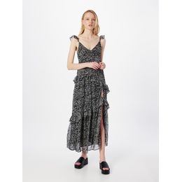 Nasty Gal Kleid Damen Gr&ouml;&szlig;e 38 gr&uuml;n / schwarz / offwhite Sommerkleid