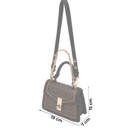 Aldo Tasche 'EMALINE' Damen Gr&ouml;&szlig;e One Size cognac / brokat / schwarz